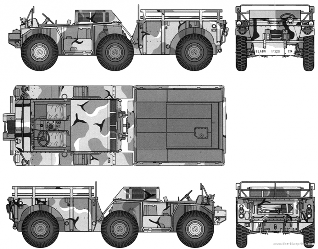 Gama Goat. Vietnam War 6x6 - Revivaler
