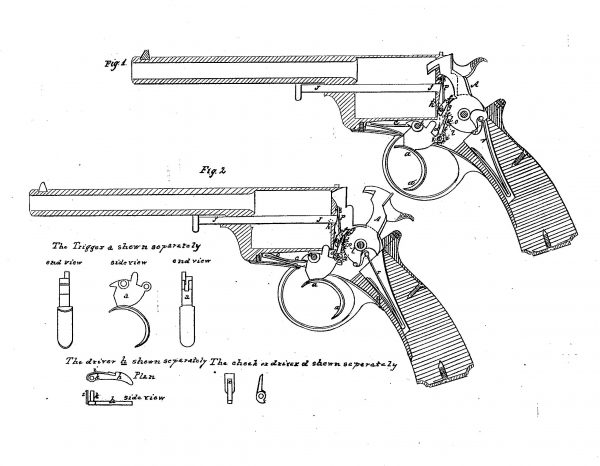 Beaumont Adams Percussion Revolver - Revivaler