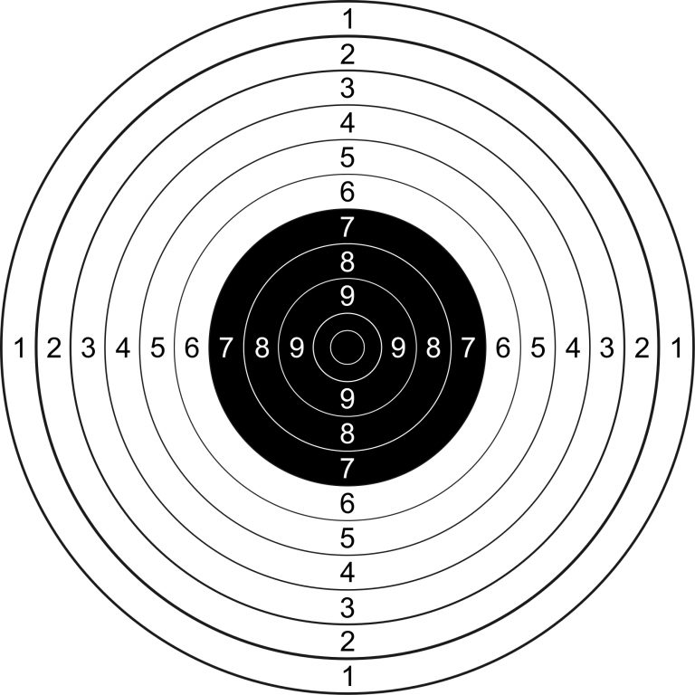 25_meter_precision_and_50_meter_pistol_target - Revivaler