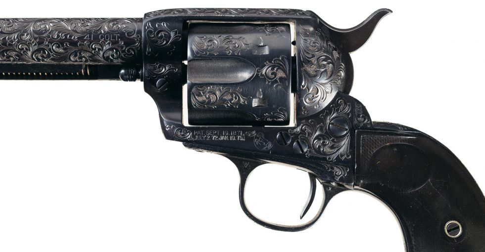 Engraved First Generation Colt Single Action Army Revolver - Revivaler