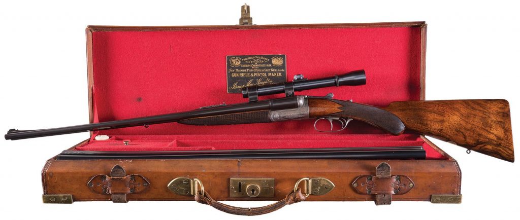 James MacNaughten Round Action .303 Double Rifle - Revivaler