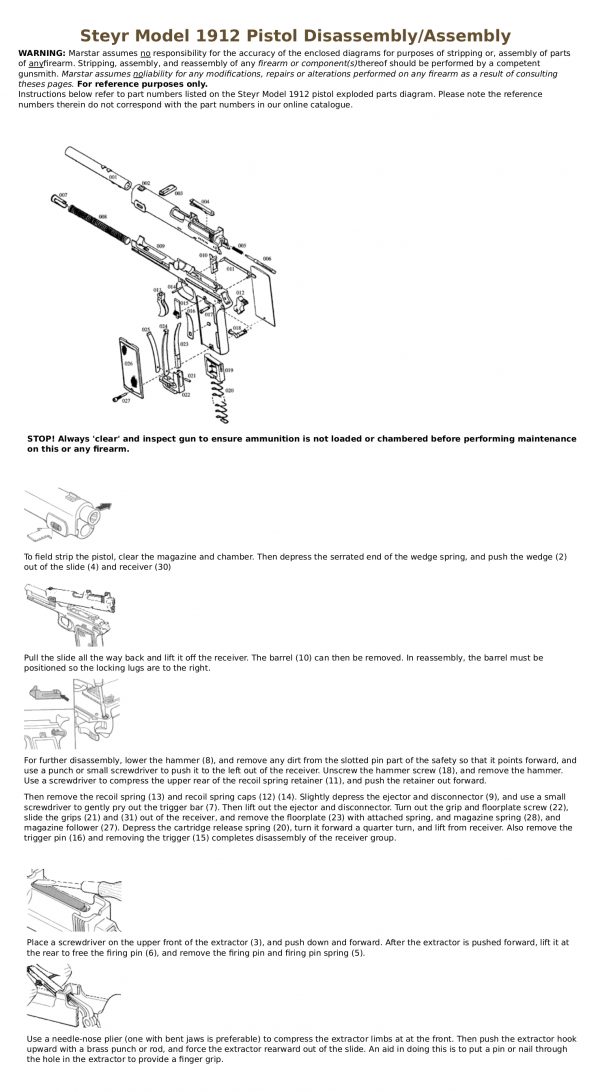 Steyr Model 1912 - Revivaler