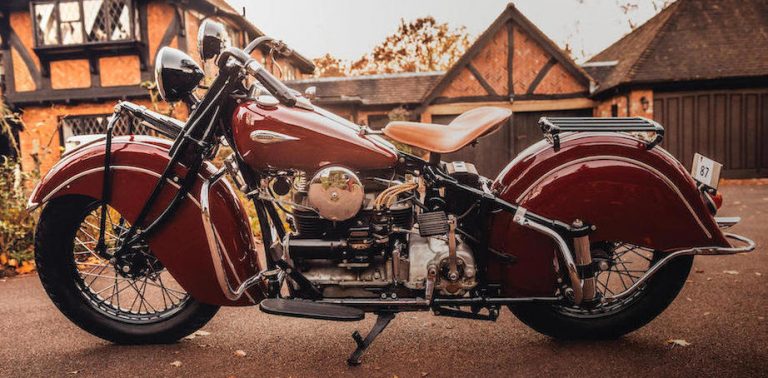 Indian Four Cylinder Motorcycle - Revivaler