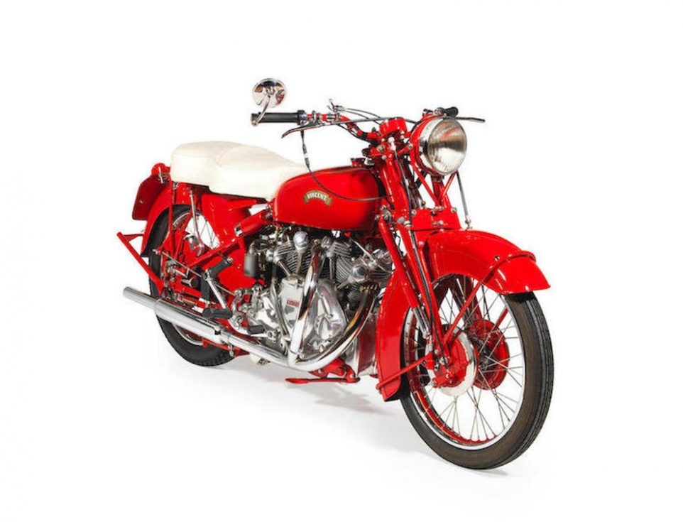 Vincent 998cc 'Chinese Red' Touring Rapide - Revivaler