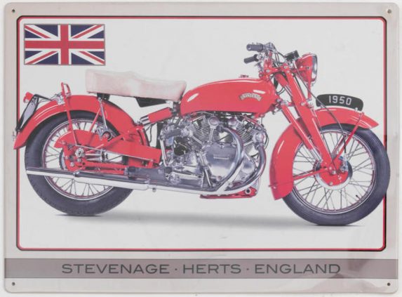 Vincent 998cc 'Chinese Red' Touring Rapide - Revivaler