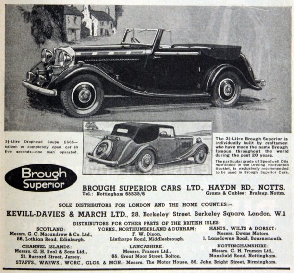 Brough Superior Automobiles - Revivaler