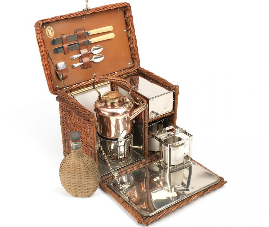 Wicker-Cased 'Coracle' Tea Set - Revivaler