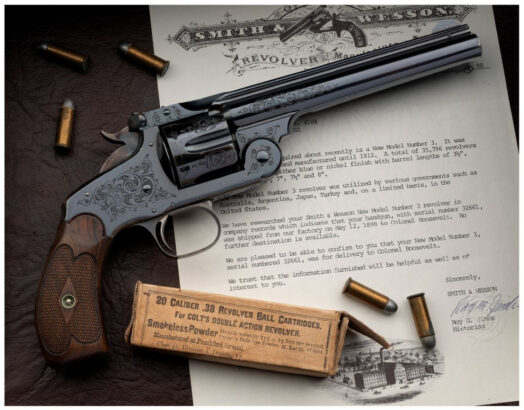 Colonel Theodore Roosevelt Smith & Wesson No. 3 Revolver - Revivaler