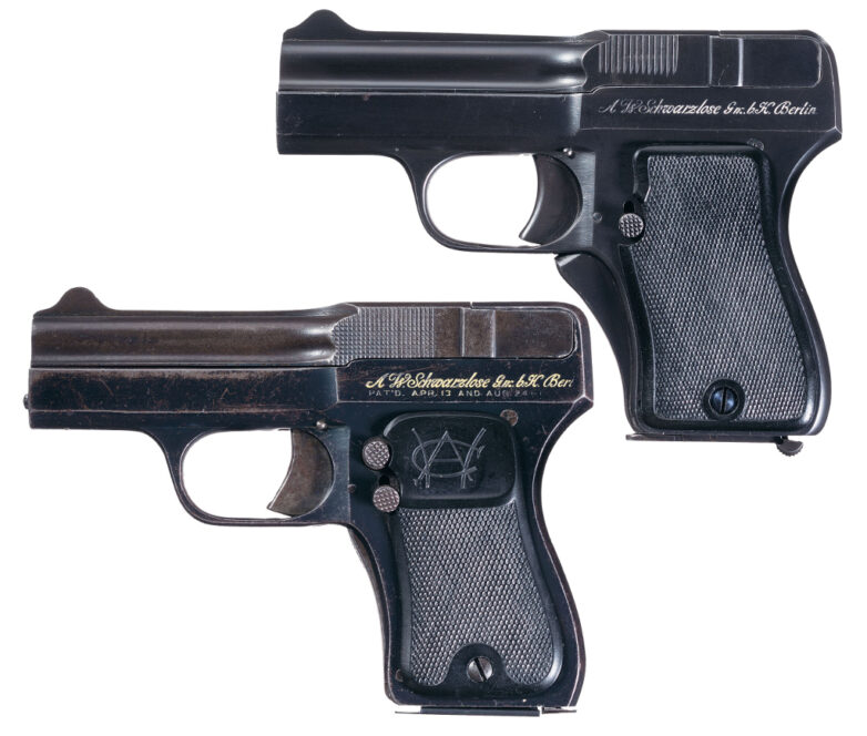 Schwarzlose Model 1908 Blow Forward Pistol - Revivaler