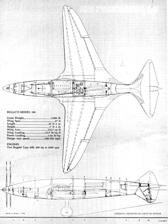 The Bugatti 100P Racing Aircraft - Revivaler