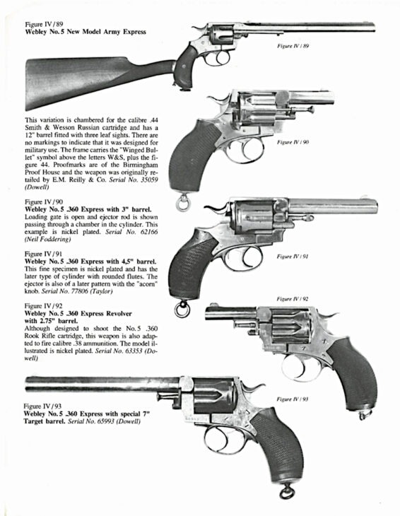 Webley No.5 New Model Army Express Revolver - Revivaler