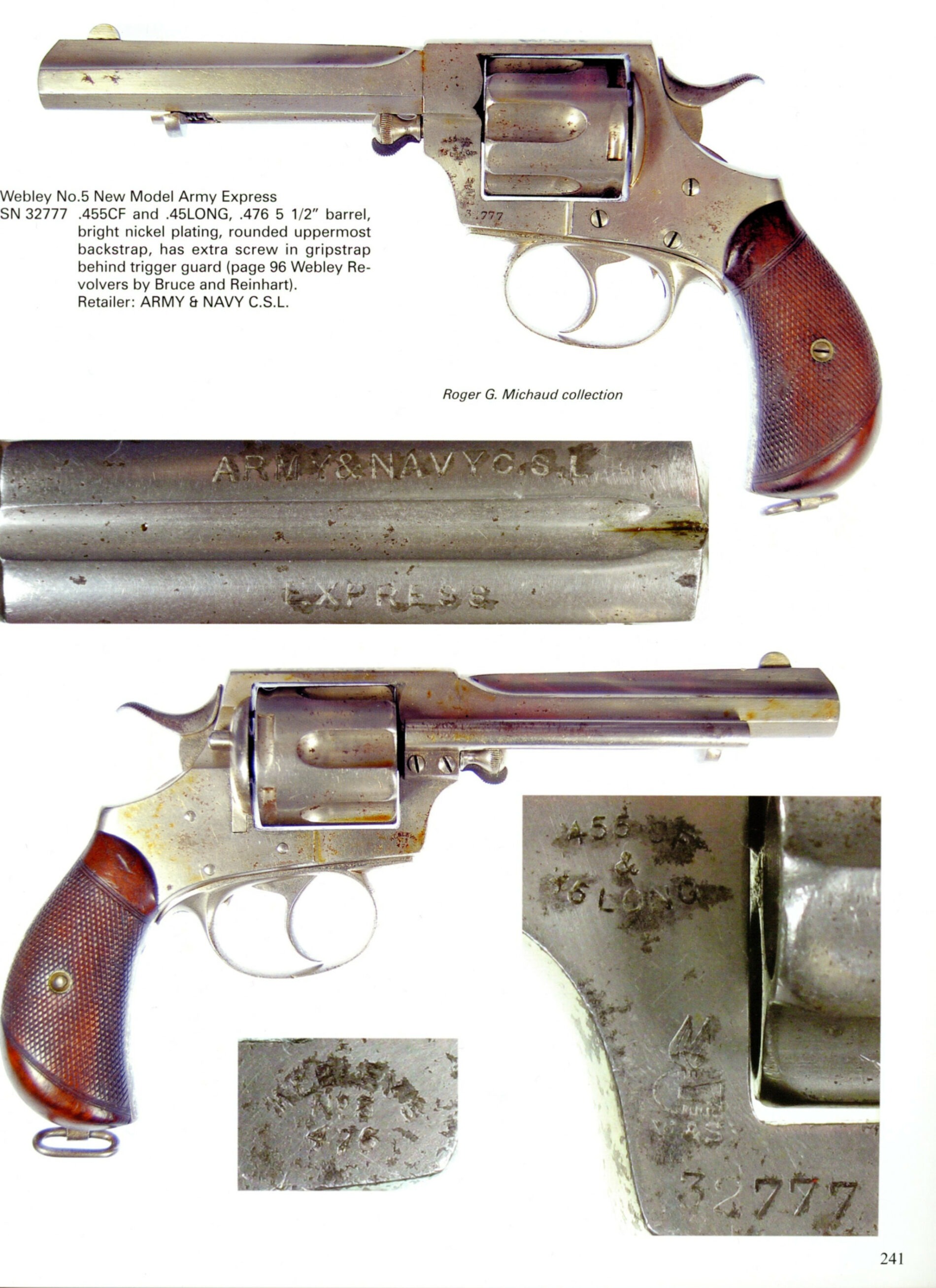 Webley No.5 New Model Army Express Revolver - Revivaler