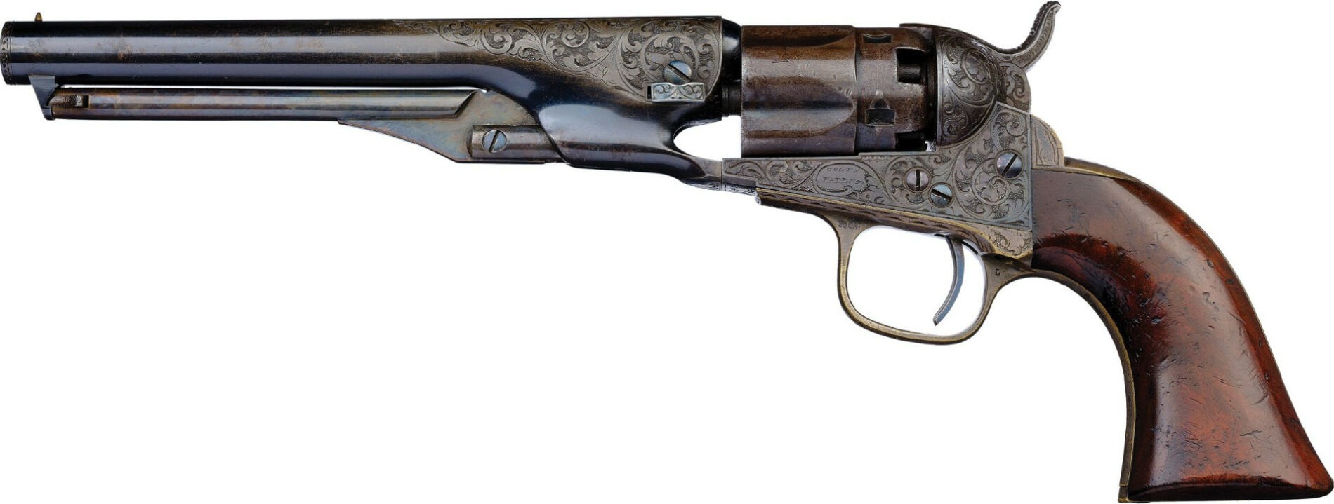 Cased Colt Model 1862 Police Percussion Revolver - Revivaler