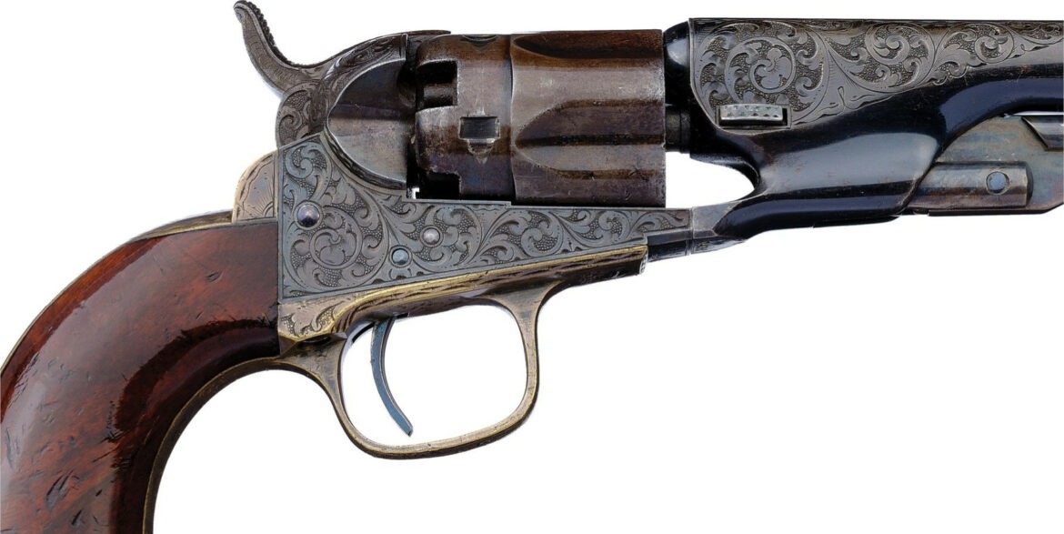 Cased Colt Model 1862 Police Percussion Revolver - Revivaler