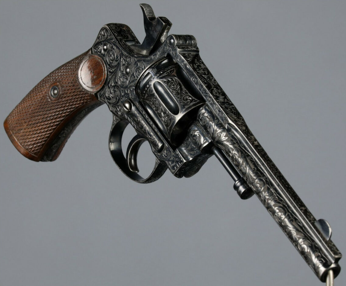 Henri Pieper Patent Model 1893 Gas Seal Double Action Revolver - Revivaler