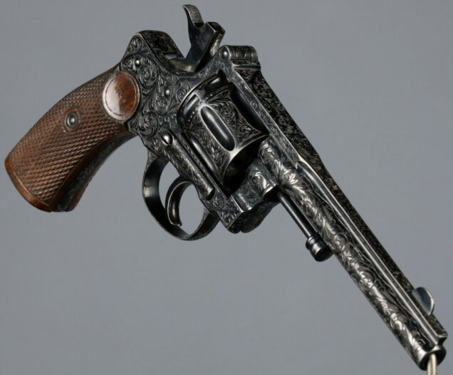 Henri Pieper Patent Model 1893 Gas Seal Double Action Revolver - Revivaler