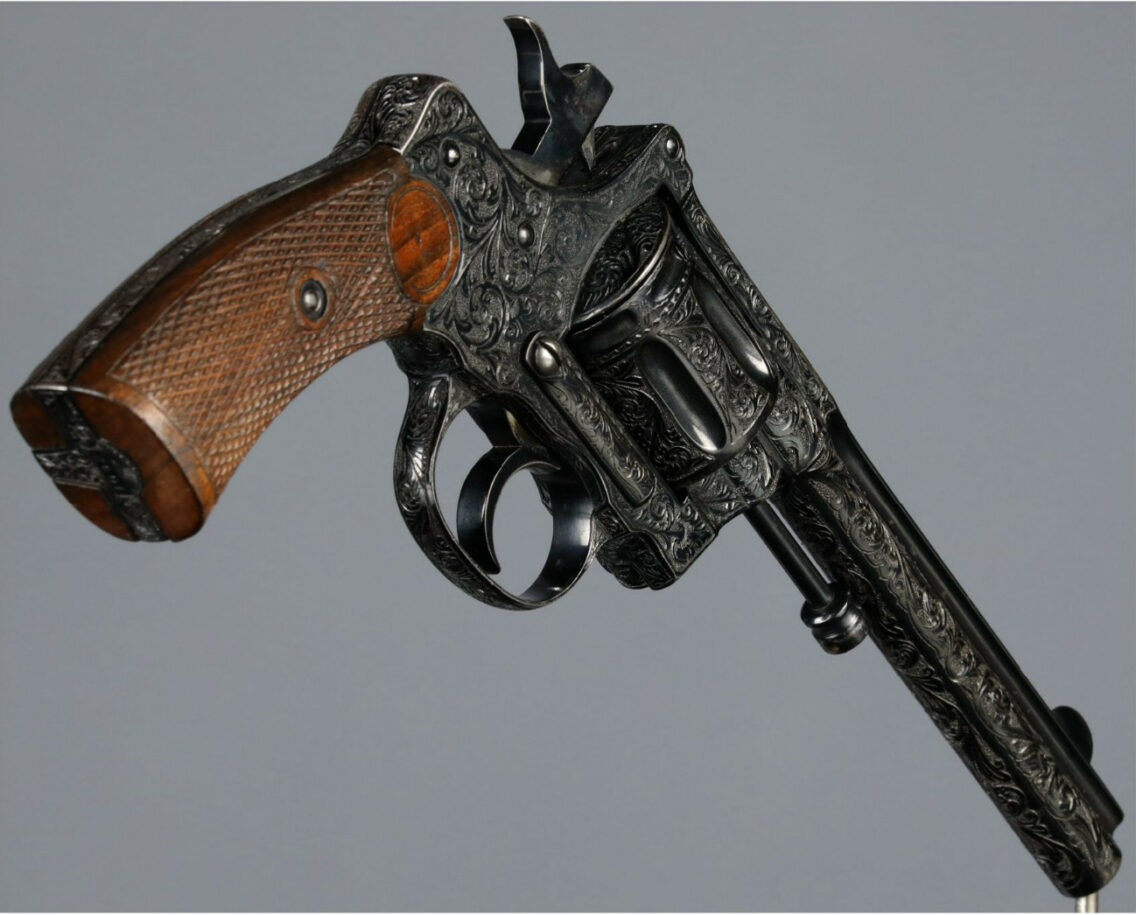 Henri Pieper Patent Model 1893 Gas Seal Double Action Revolver - Revivaler