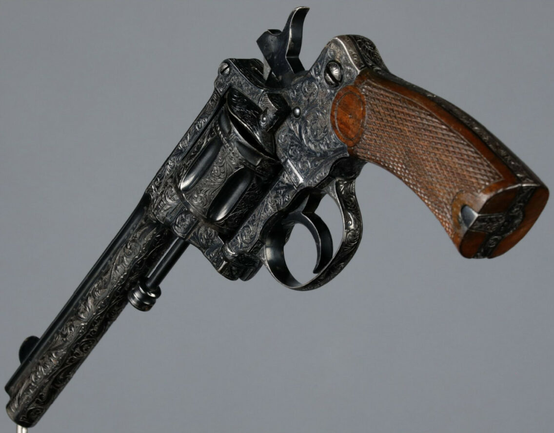 Henri Pieper Patent Model 1893 Gas Seal Double Action Revolver - Revivaler