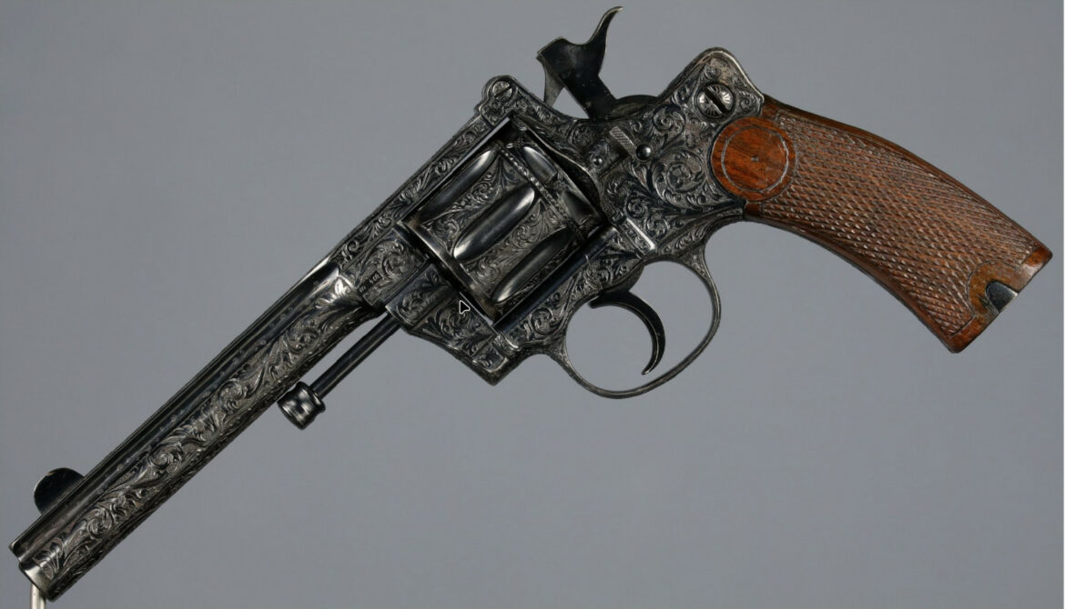 Henri Pieper Patent Model 1893 Gas Seal Double Action Revolver - Revivaler