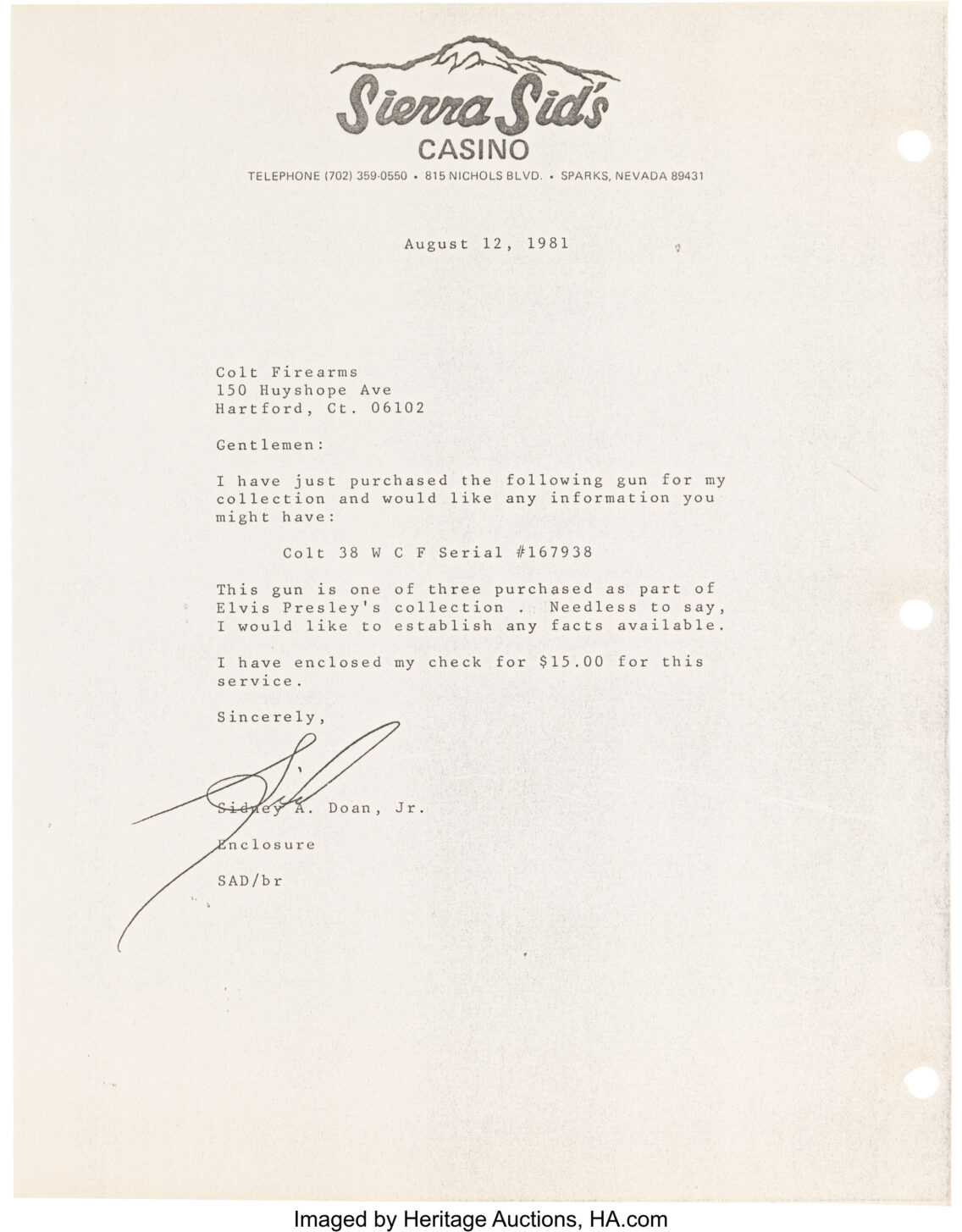 Elvis Presley's Fast Draw Rig with Revolver - Revivaler