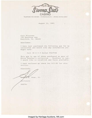 Elvis Presley's Fast Draw Rig with Revolver - Revivaler