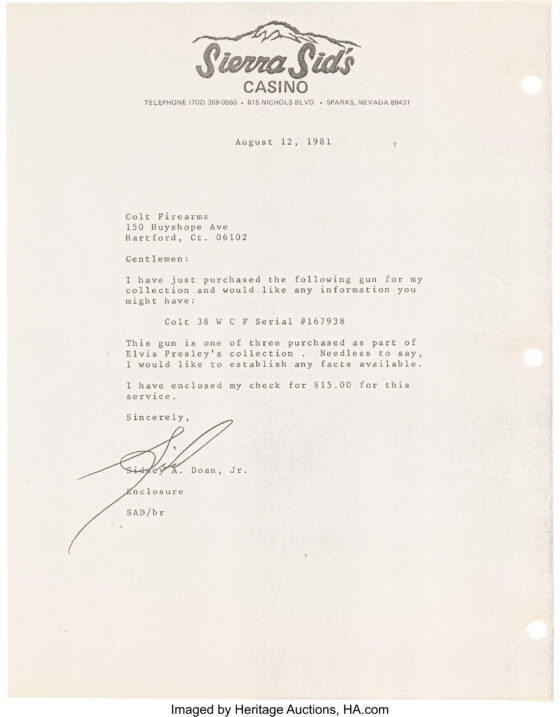 Elvis Presley's Fast Draw Rig with Revolver - Revivaler