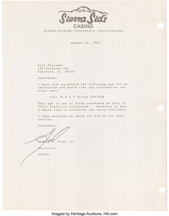 Elvis Presley's Fast Draw Rig with Revolver - Revivaler