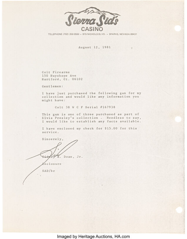 Elvis Presley's Fast Draw Rig with Revolver - Revivaler