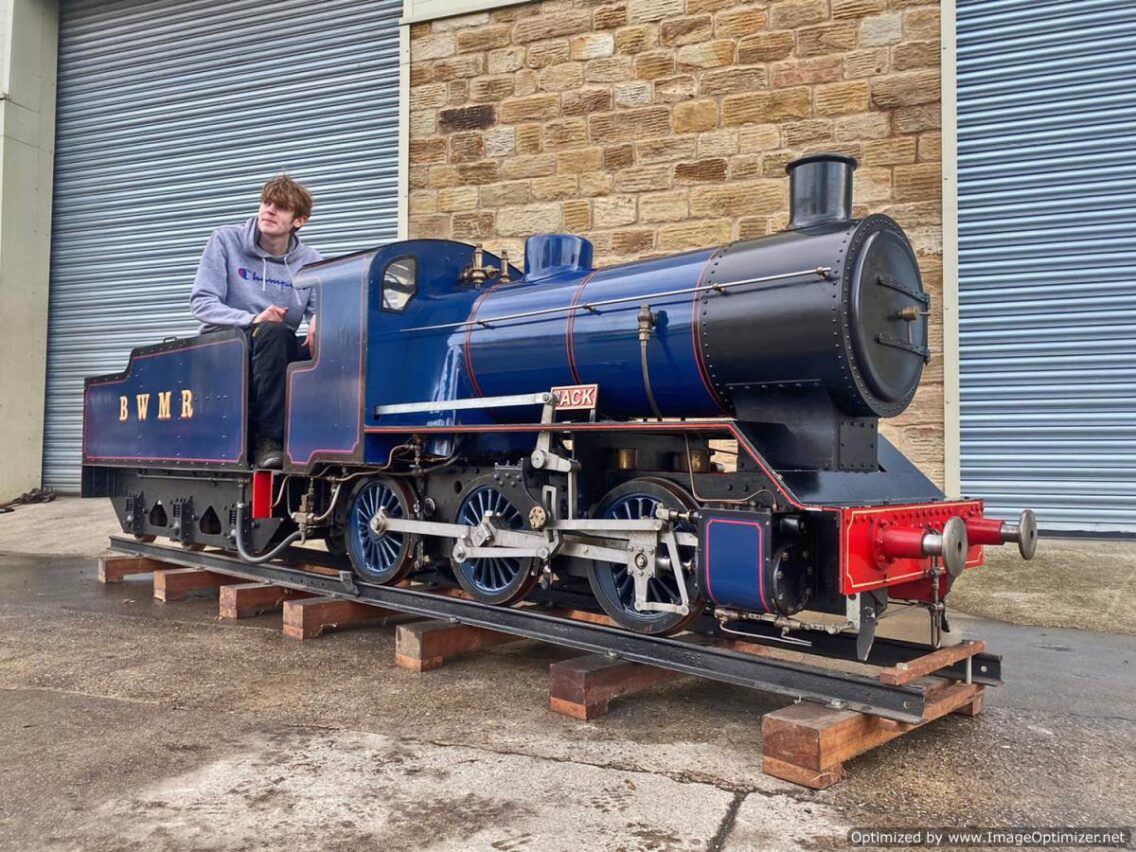 15 Inch Gauge 0-6-0 Steam Locomotive Named "Jack" - Revivaler