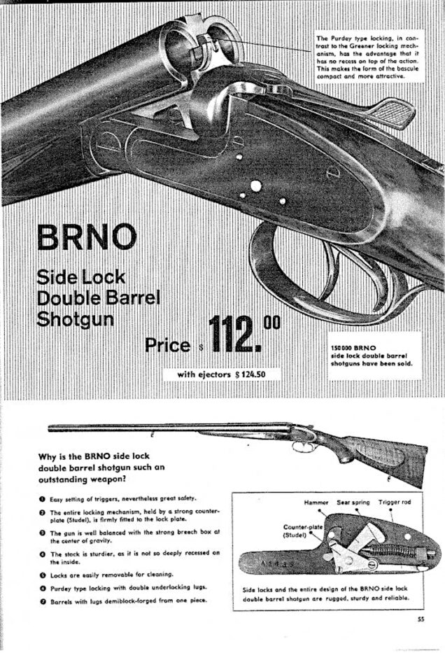 BRNO Sidelock Side by Side Shotguns - Revivaler
