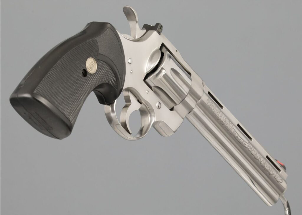 Colt Custom Shop Limited Edition Silver Snake Python Revolver - Revivaler