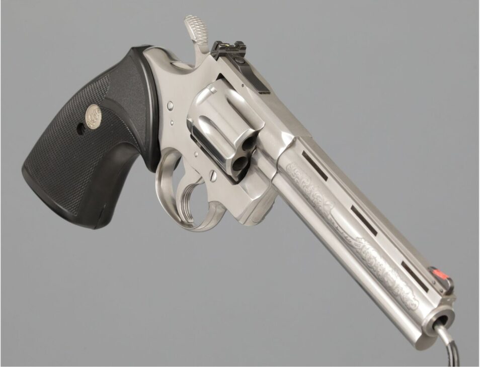 Colt Custom Shop Limited Edition Silver Snake Python Revolver - Revivaler
